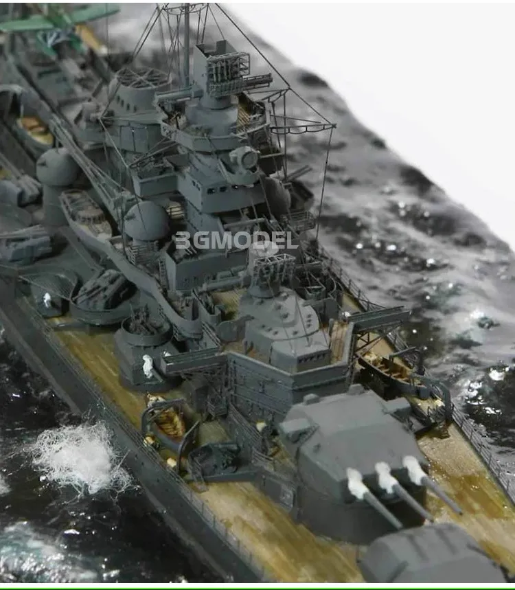 1-350-Scharnhorst-battleship-cruiser-assembly-ship-model-precision ...