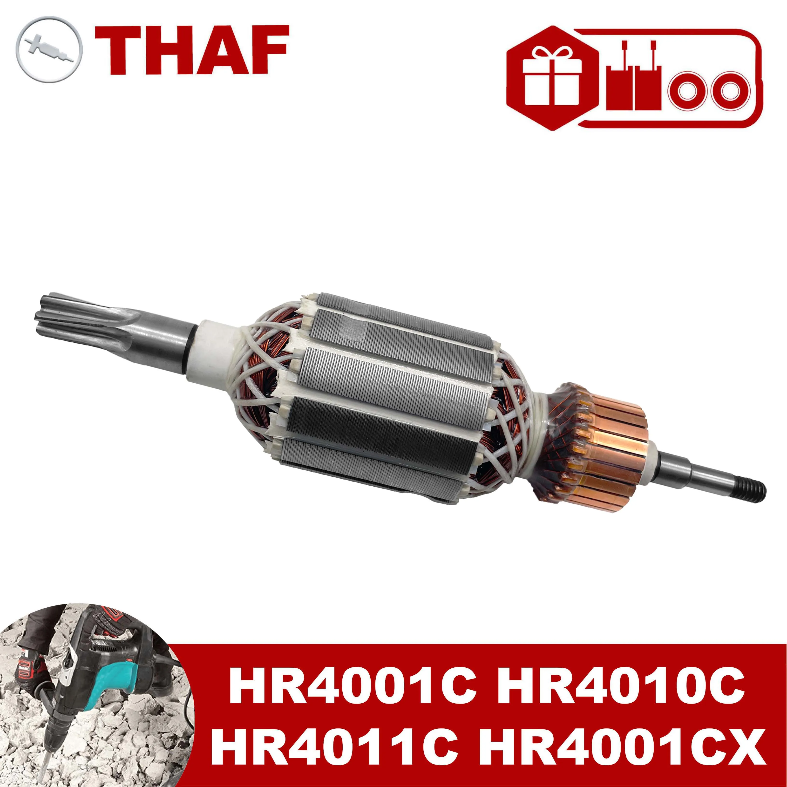 AC220V-240V-Armature-Rotor-Replacement-for-Makita-Rotary-Hammer-HR4001 ...