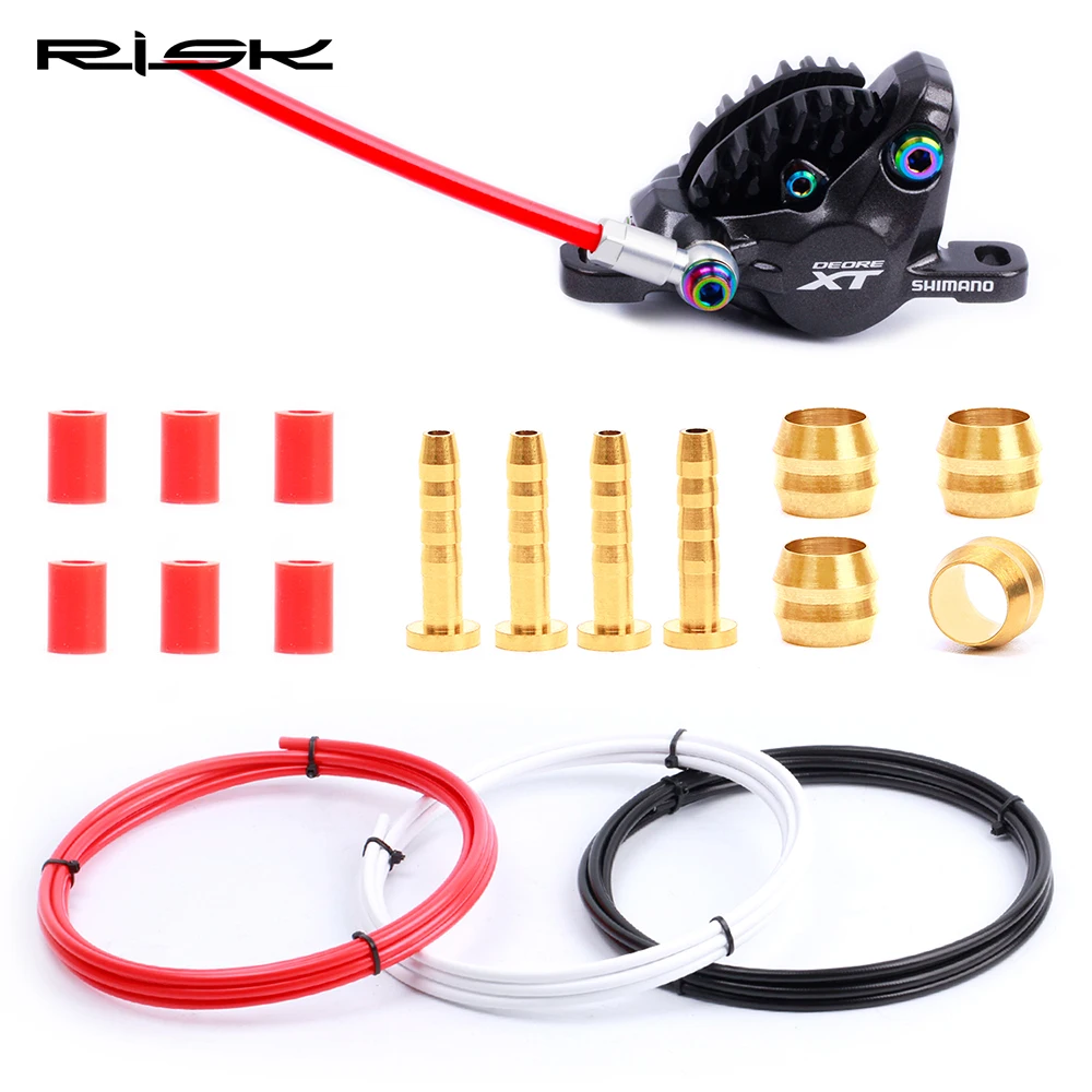 RISK-Bicycle-Hydraulic-Disc-Brake-Hose-Kit-Tube-Pipe-Housing-Set-For ...