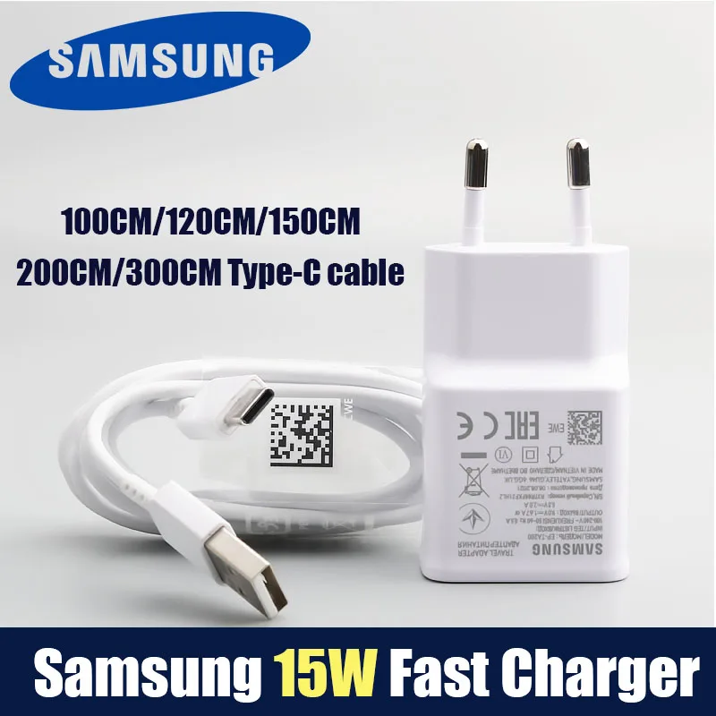 Samsung-Universal-Cell-Phone-Charger-Type-C-15w-For-S8-S9-S10-Plus-M31 ...