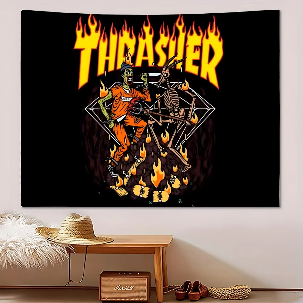 T-Thrasher-Tapestry-Wall-Hanging-Tapestry-Art-Deco-Blanket-Curtain ...