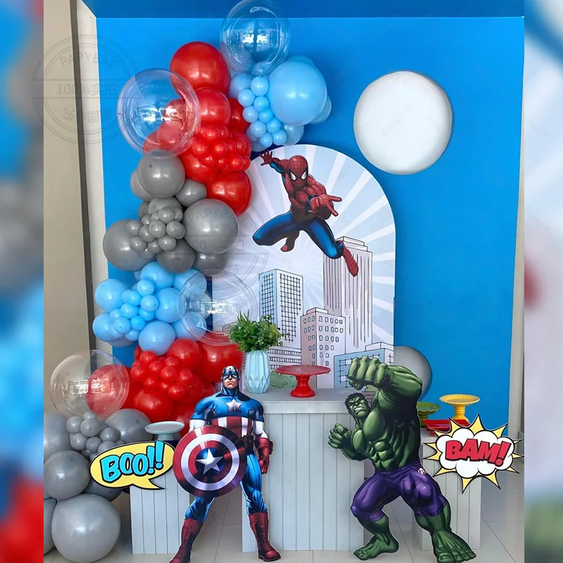 Globo-de-l-tex-con-dise-o-de-Marvel-Spidey-decoraci-n-para-fiesta-de ...