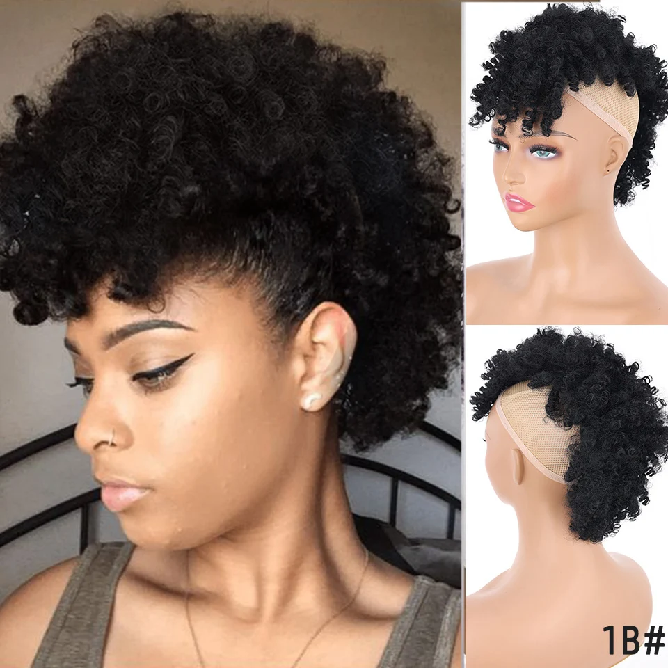 Short Curly Mohawk Hairstyles For Black Women