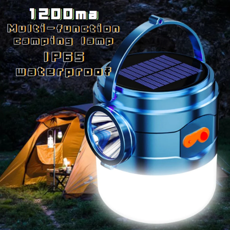Linterna-Solar-LED-recargable-para-exteriores-l-mpara-de-mano-port-til ...