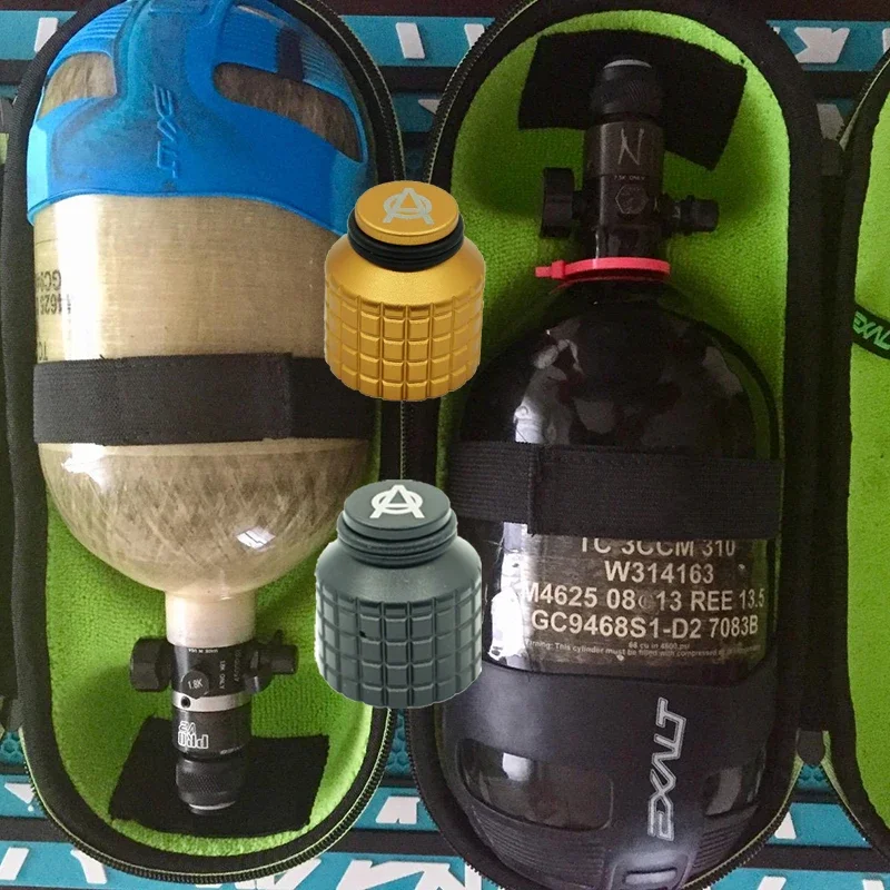 Co2-Cylinder-HPA-Tank-Regulator-Valve-Thread-Protector-Cover-Alumium ...