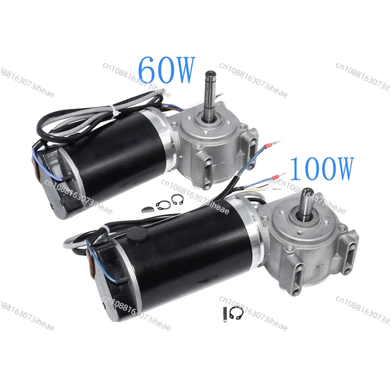 DC 24V 60W 100W High Torque Worm Gear Motor Intelligent Encoder ...