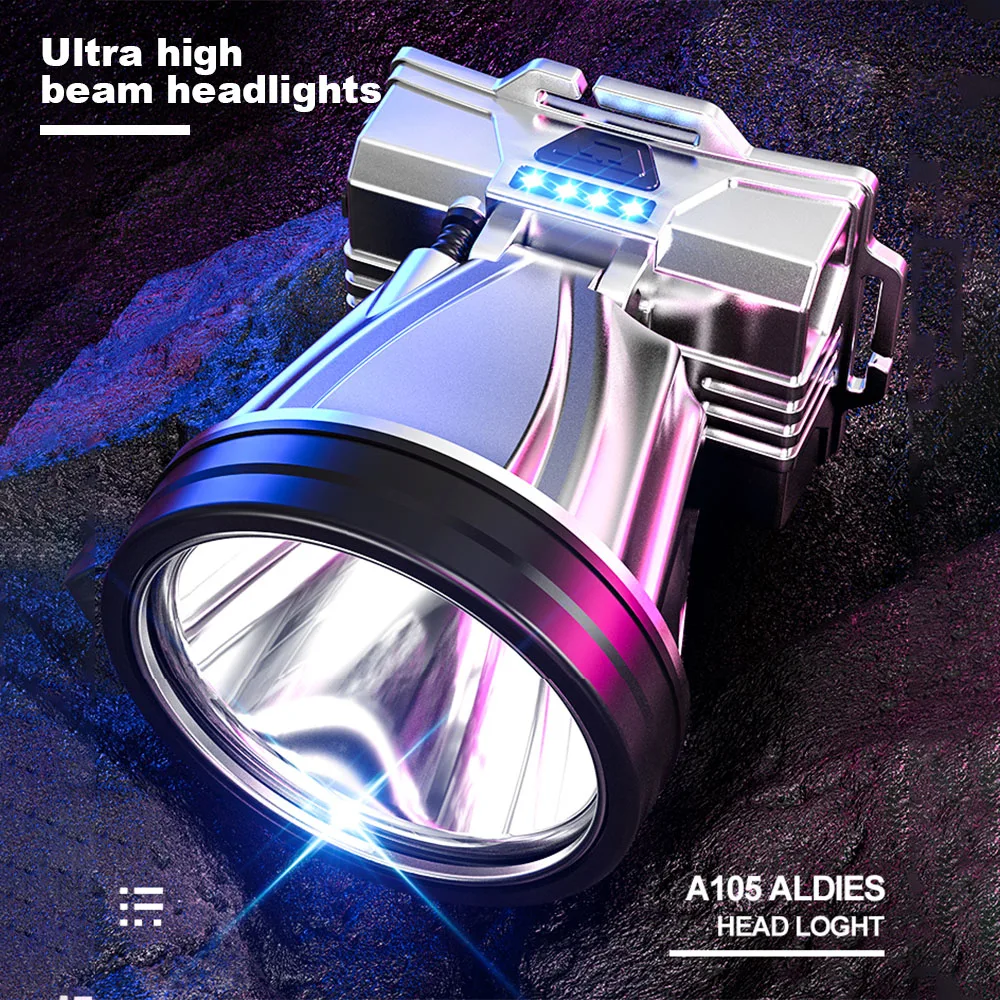 Head-mount-LED-Headlamp-Lightweight-High-Brightness-Head-Flashlight-For ...