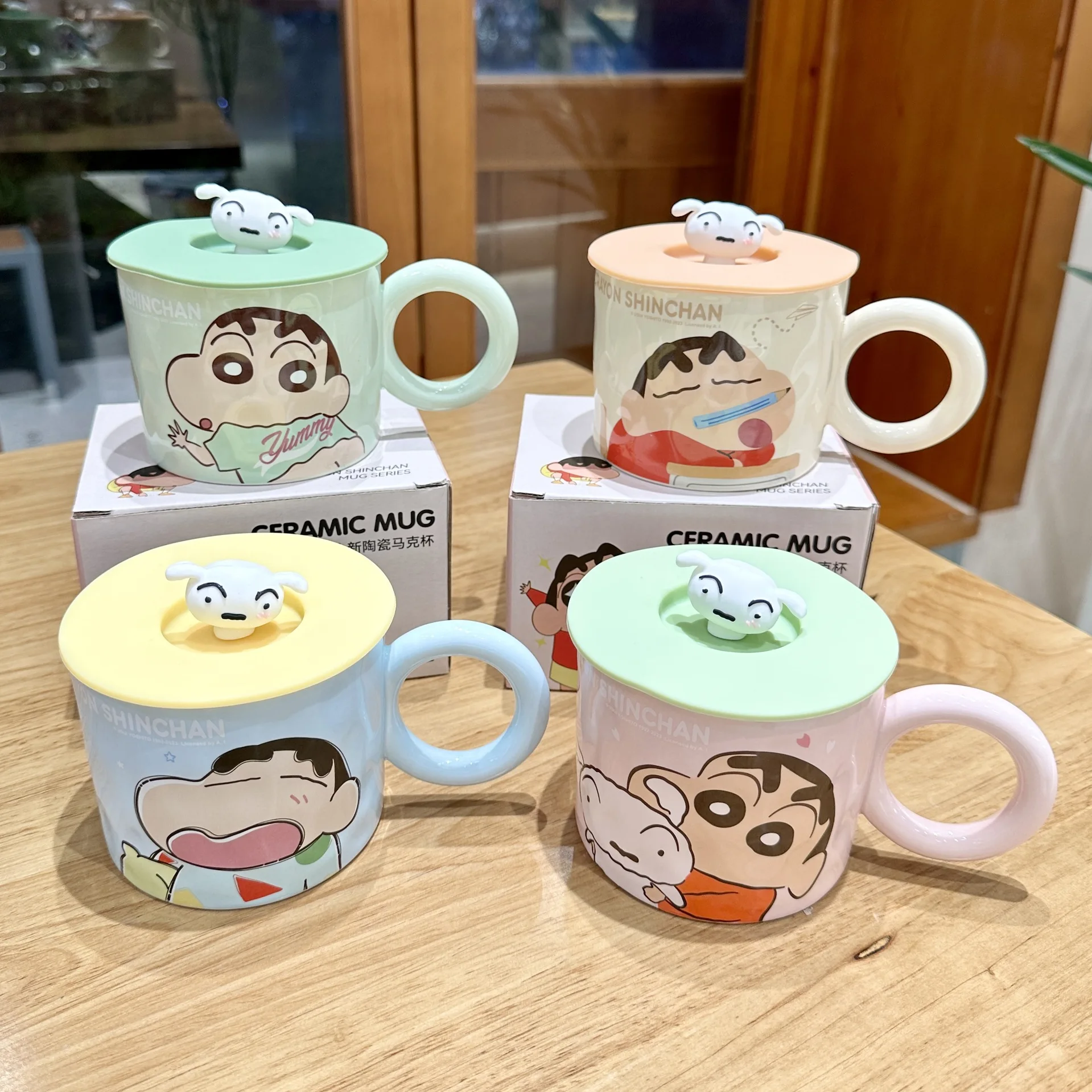 Crayon Shin Chan Mug with Lid: The Ultimate Breakfast Companion for ...