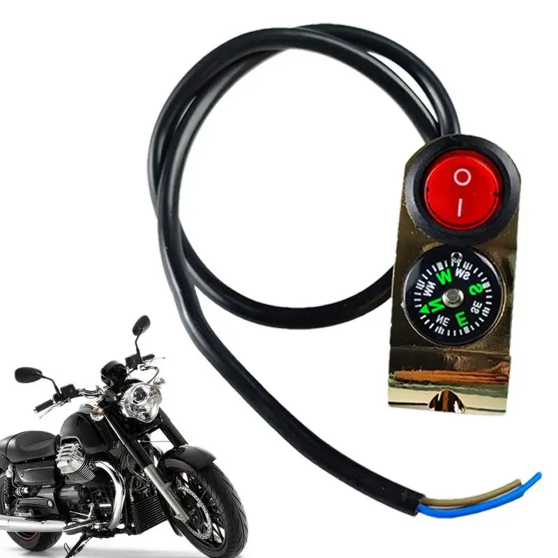 Motorcycle-Handlebar-Light-Controls-ATV-Handlebar-Light-Push-Button ...