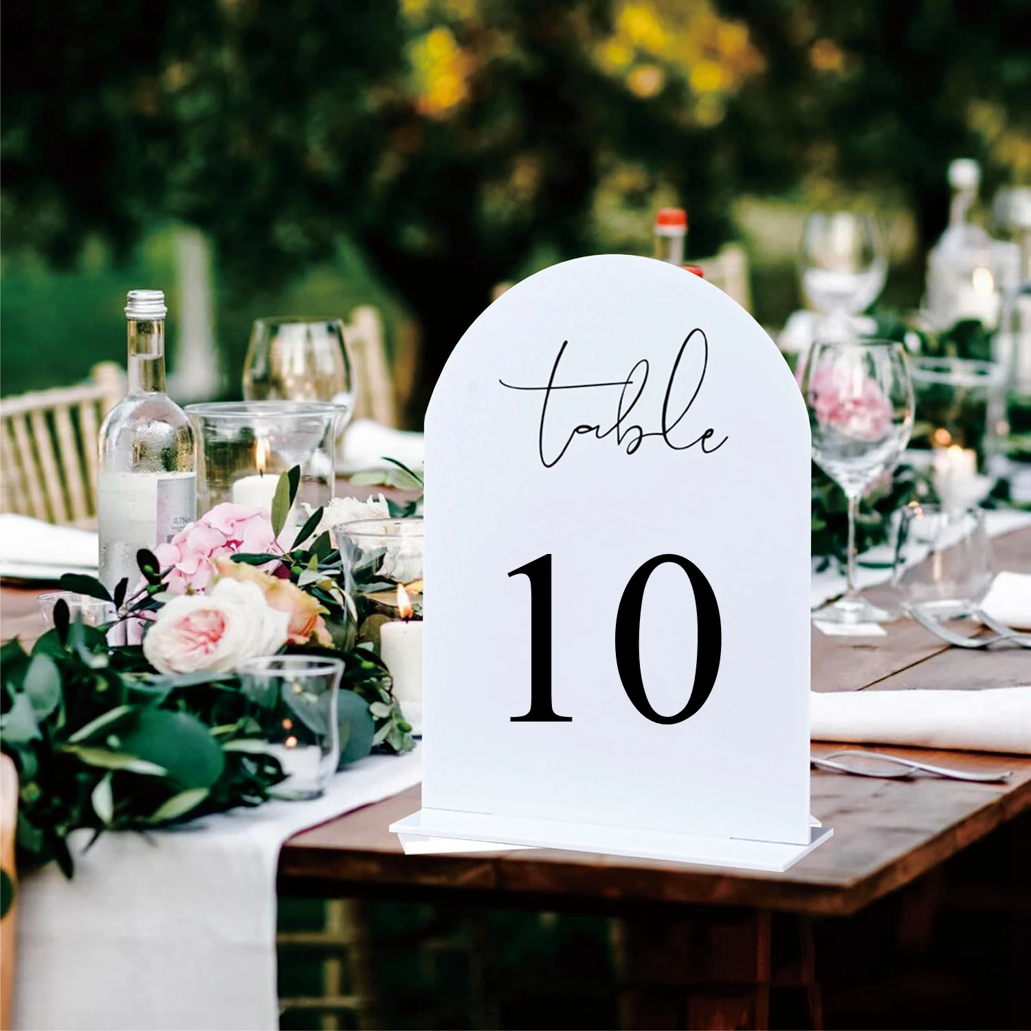 How to number tables at wedding 60 photos - Astyledwedding.com