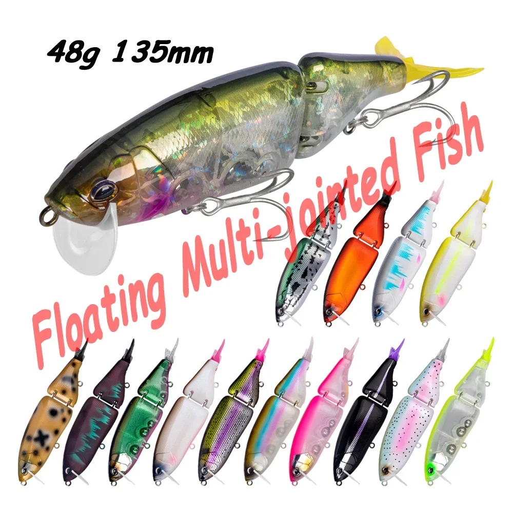 Swimbait-DRT-Klash-9-Fishing-Lure-135mm-42g-Artificial-Hard-Bait-Jointed-Fishing-Pesca ...