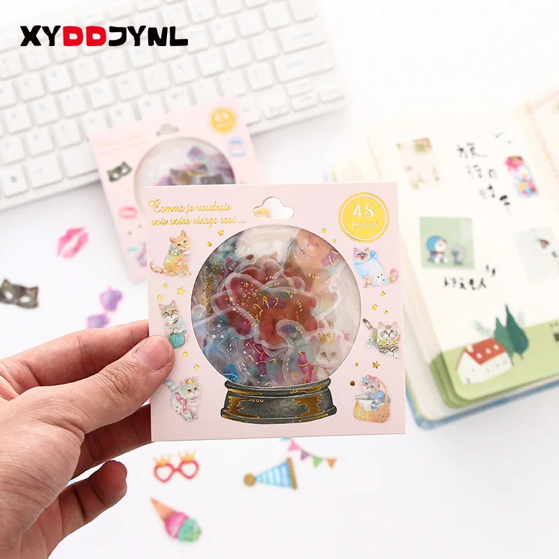 1pack-Cute-Stickers-Light-Bulb-Animal-Stationery-Stickers-Decorative ...