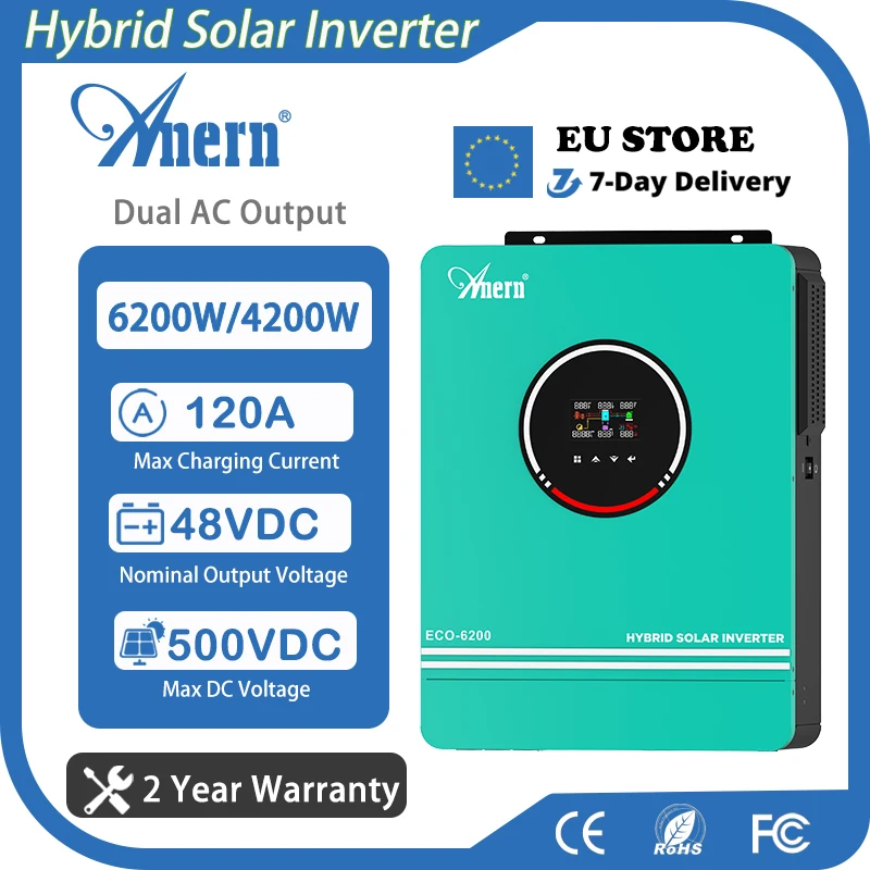 Anern-6-2KW-4-2KW-3200W-Hybrid-Solar-Inverter-Pure-Sine-Wave-Inverter ...