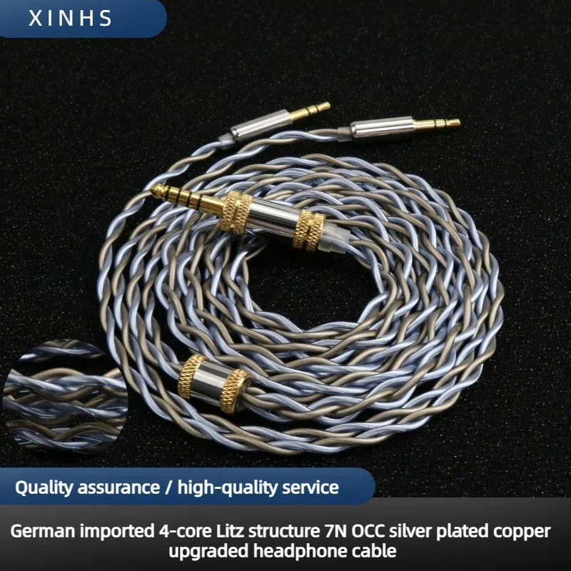 XINHS-German-Imported-4Core-Litz-Structure-7N-OCC-Silver-Plated-Copper ...
