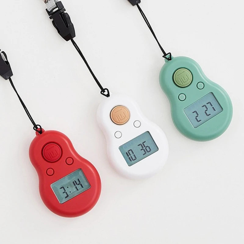 Portable LED Backlight Counter with Lanyard Electronic 6-Digit Digital ...