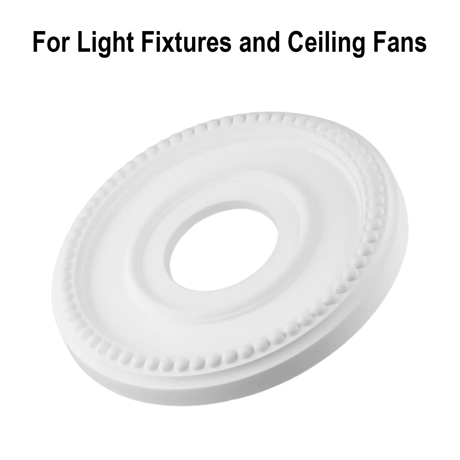 1x Ceiling Medallion Home Round Medallion PU Decorative Ceiling Fan ...