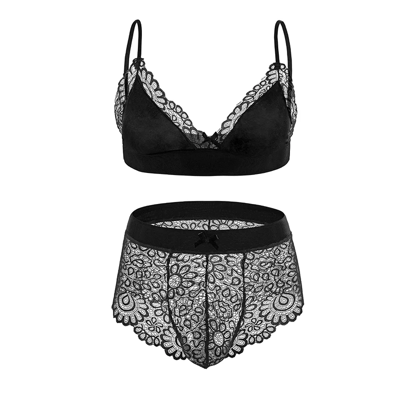 Men-s-Bra-Sexy-Underwear-Set-Men-Safety-Belt-Body-Lace-Sheer-Panties ...