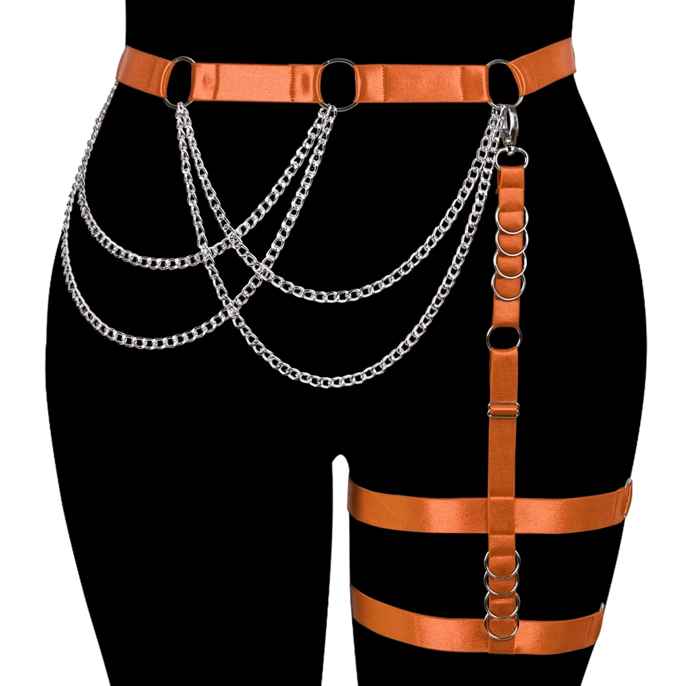 Waist Chain Accessories Straps Sexy Harness Garters Sword Belt Goth ...