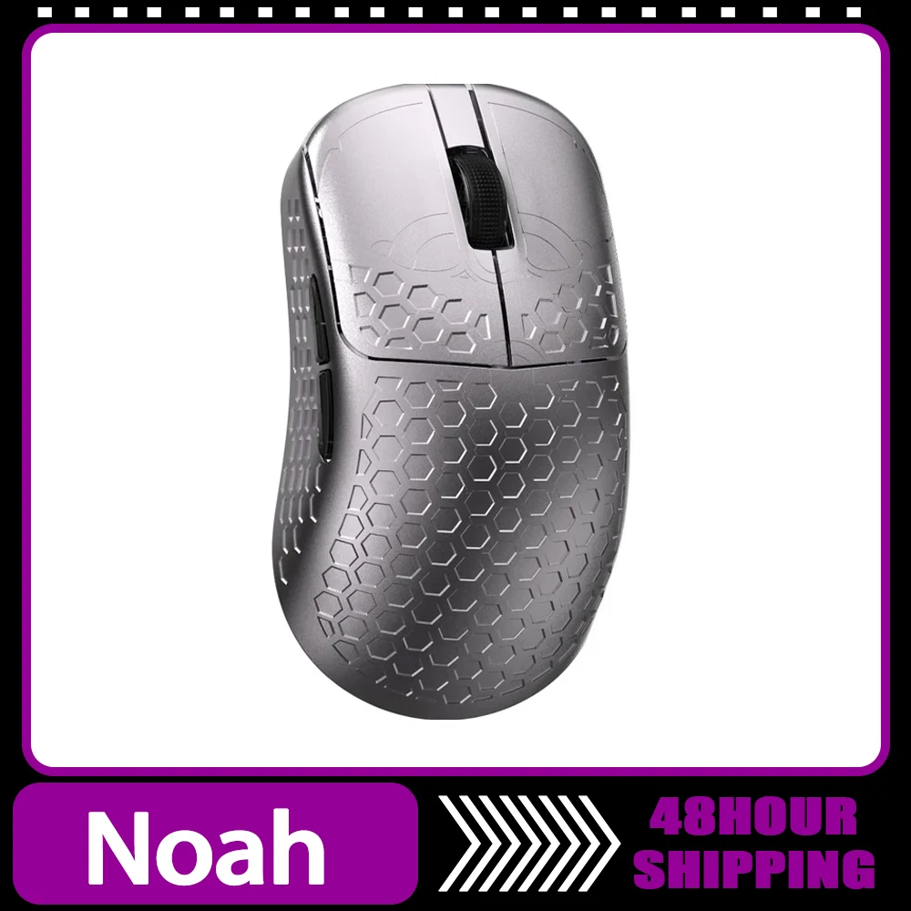 Finemax Noah Wireless Mouse Magnesium Aluminum Alloy Paw3395 Sensor 4K ...