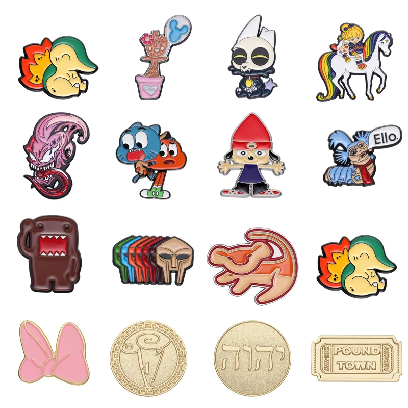 Cartoon-Anime-Character-Enamel-Pin-Badge-Lovely-Punk-Jewelry-Custom ...