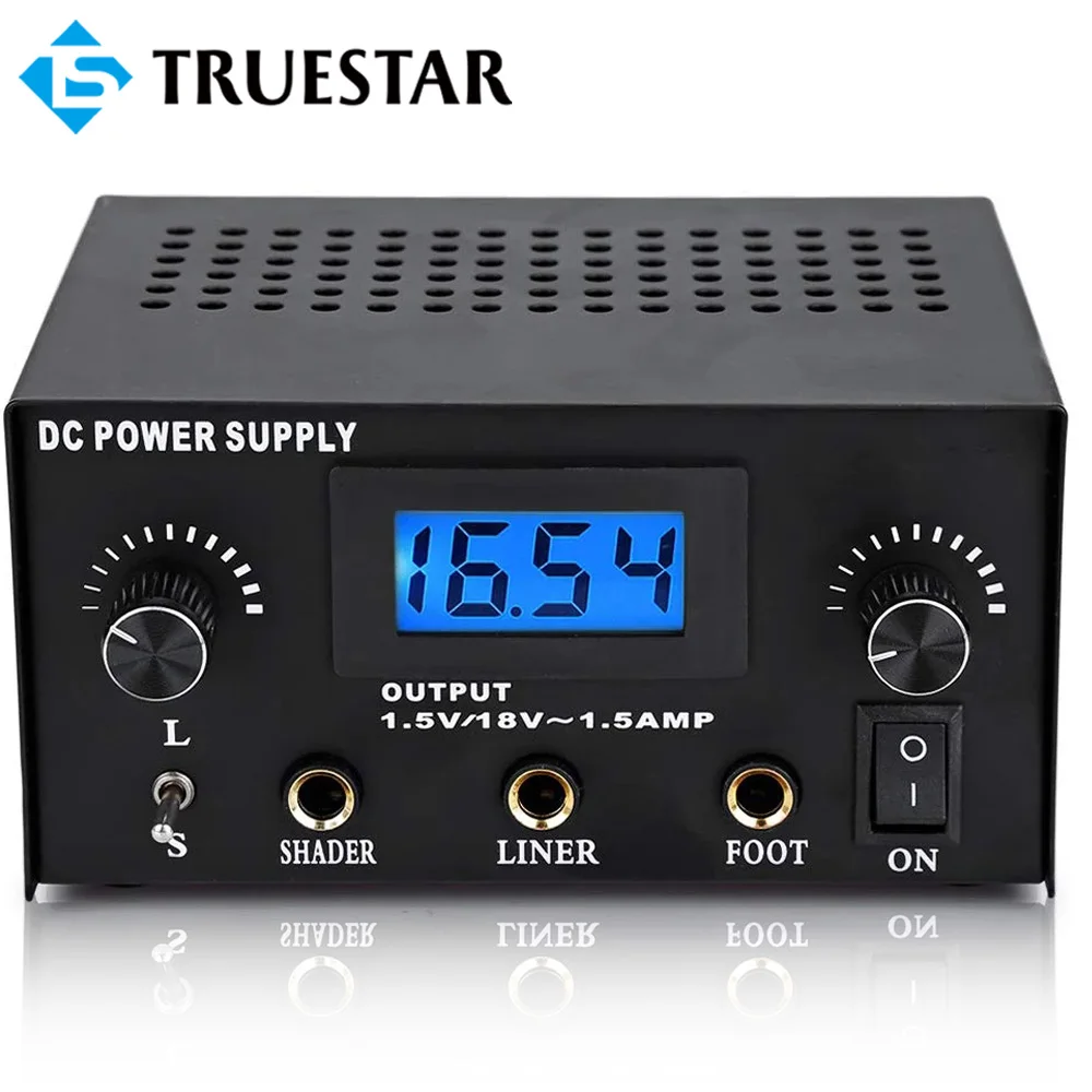 Pro-Dual-Digital-Tattoo-Power-Supply-LCD-Display-Power-Source-for ...