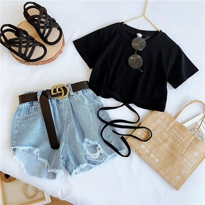 Conjunto de Ropa para Niñas, moda de verano, conjuntos de ropa para ...