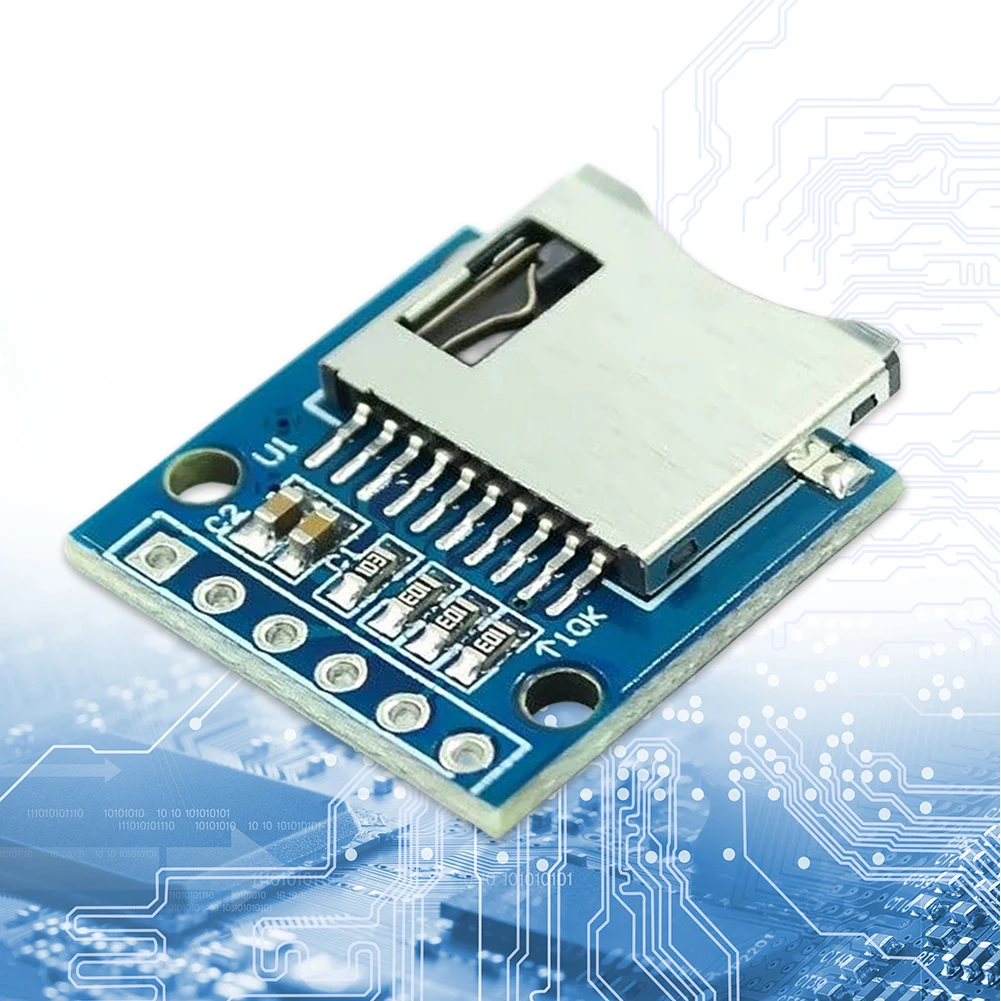 Micro-SD-TF-Card-6-Pins-Micro-SD-Module-SPI-Storage-Expansion-Board-5V ...