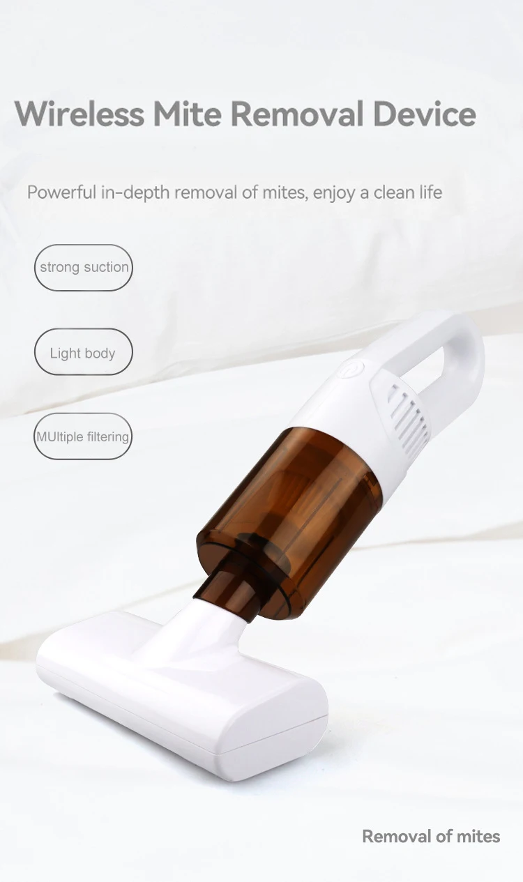Dust Mite Remover Vaccum Cleaner Vacuum For Home Car Wireless Handheld ...
