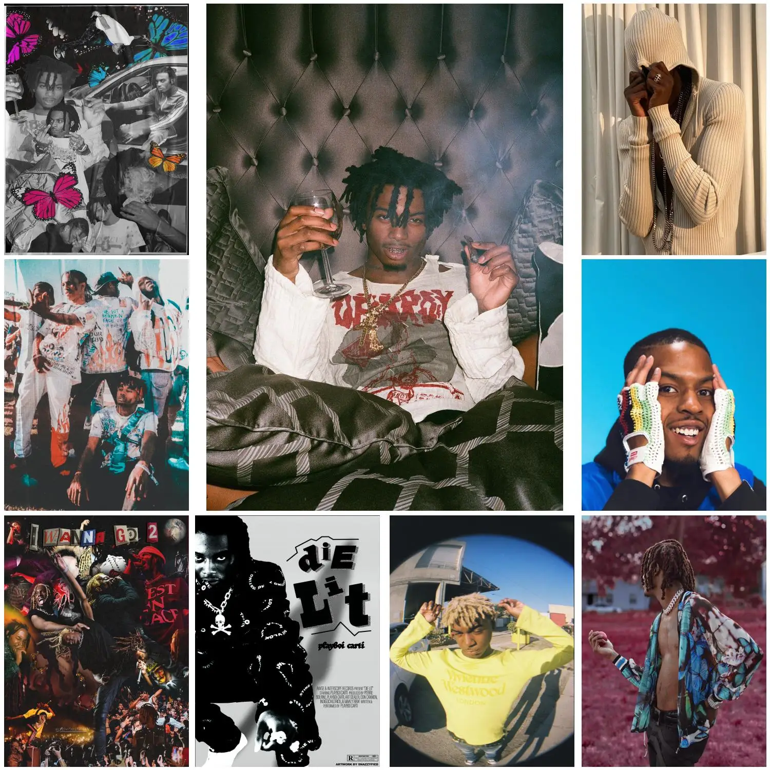 playboi-carti-Poster-Decorative-Painting-Canvas-Poster-Gift-Wall-Art ...