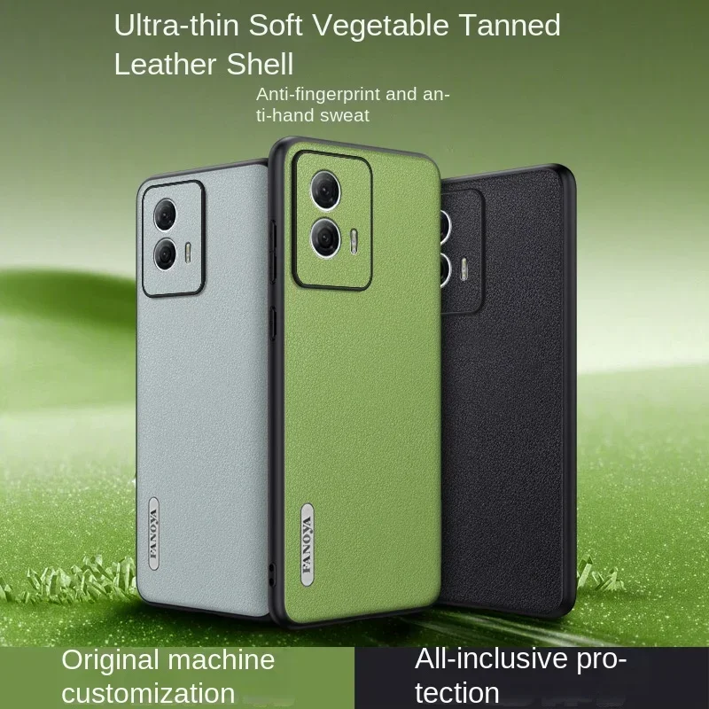 Motorola Edge 50 Fusion Case PU Skin with magnetic Protective Back ...