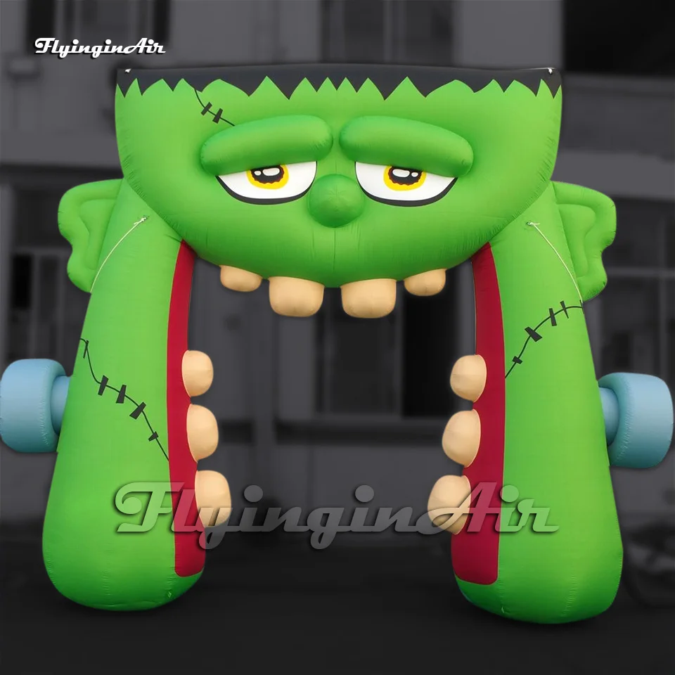 Cute-Halloween-Arch-Large-Inflatable-Frank-Gate-Cartoon-Character-5m ...