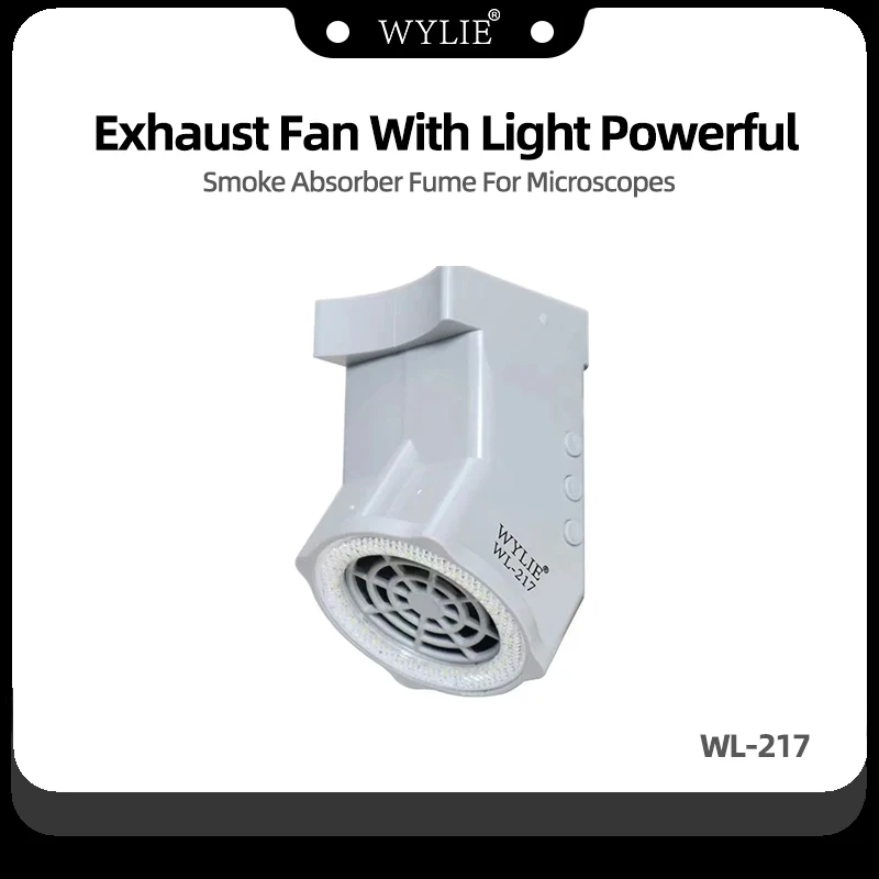 WYLIE-WL-217-Exhaust-Fan-With-Light-Powerful-Smoke-Absorber-Fume-For ...
