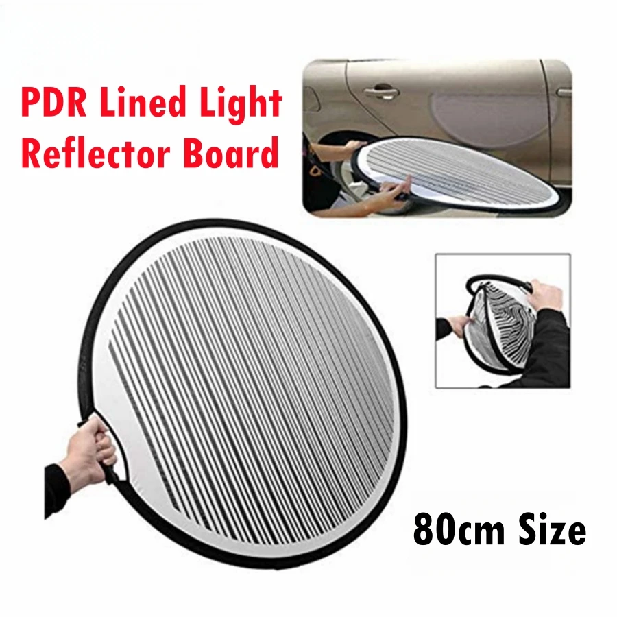 Circular Striped Flexible Foldable PDR Lined Light Reflector Board ...