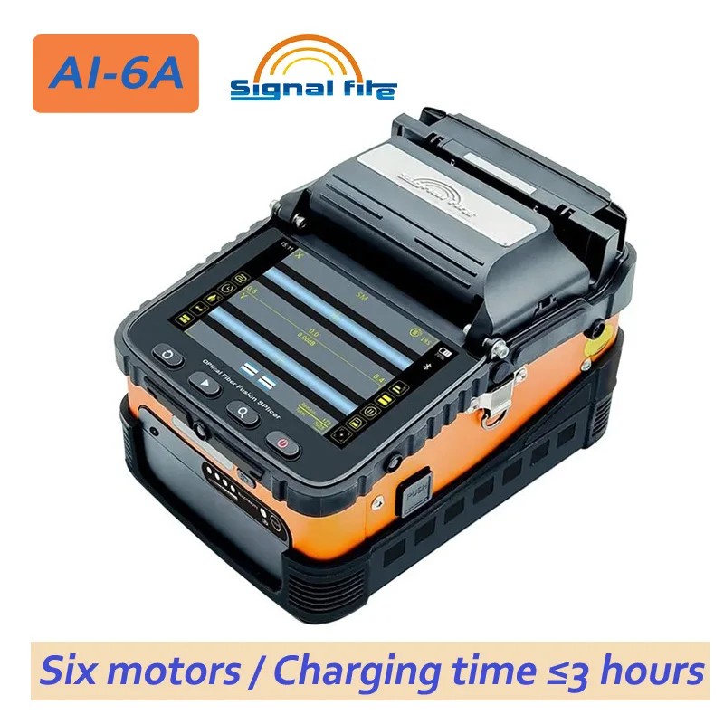 Signalfire-AI-6A-Automatic-FTTH-Fiber-Optic-Splicing-Machine-6-Motors-Optical-Fiber-Fusion ...
