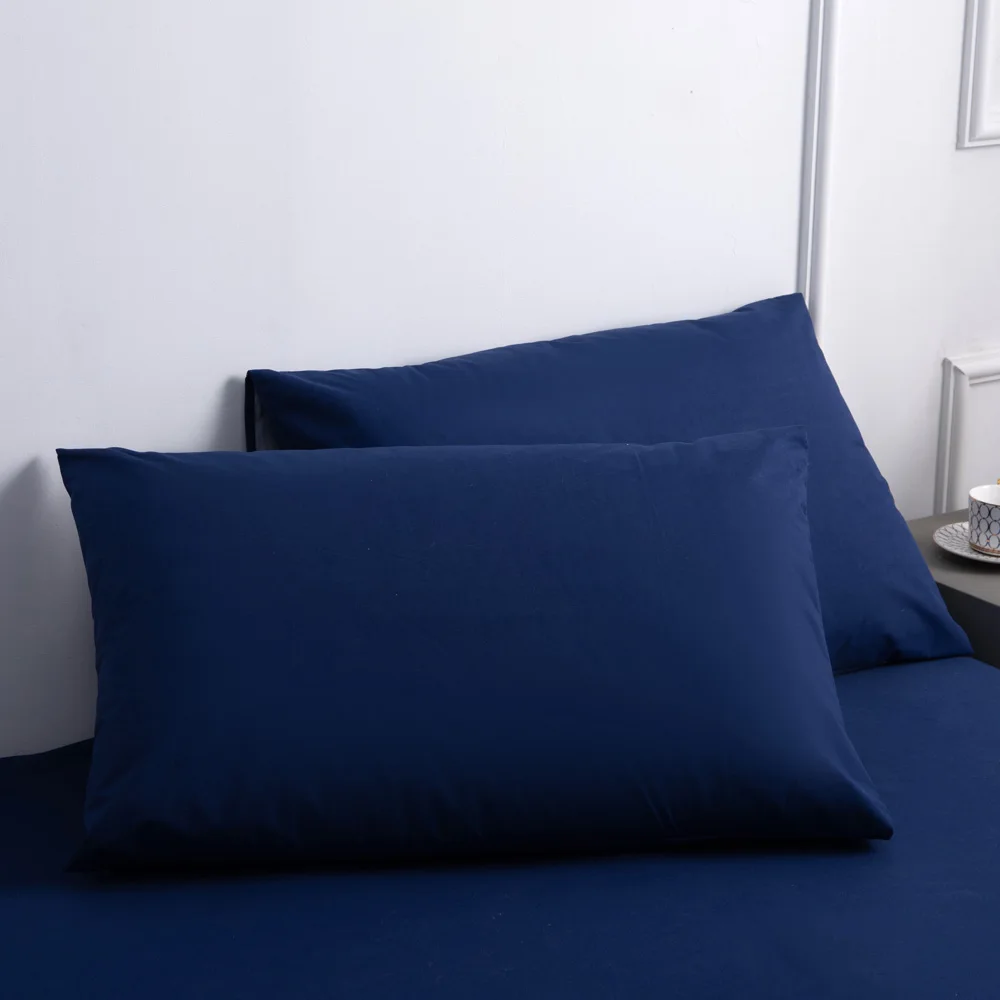 One-Pair-of-Dark-Blue-Washable-Pillowcases-Single-Pillowcase-Set-48cm ...