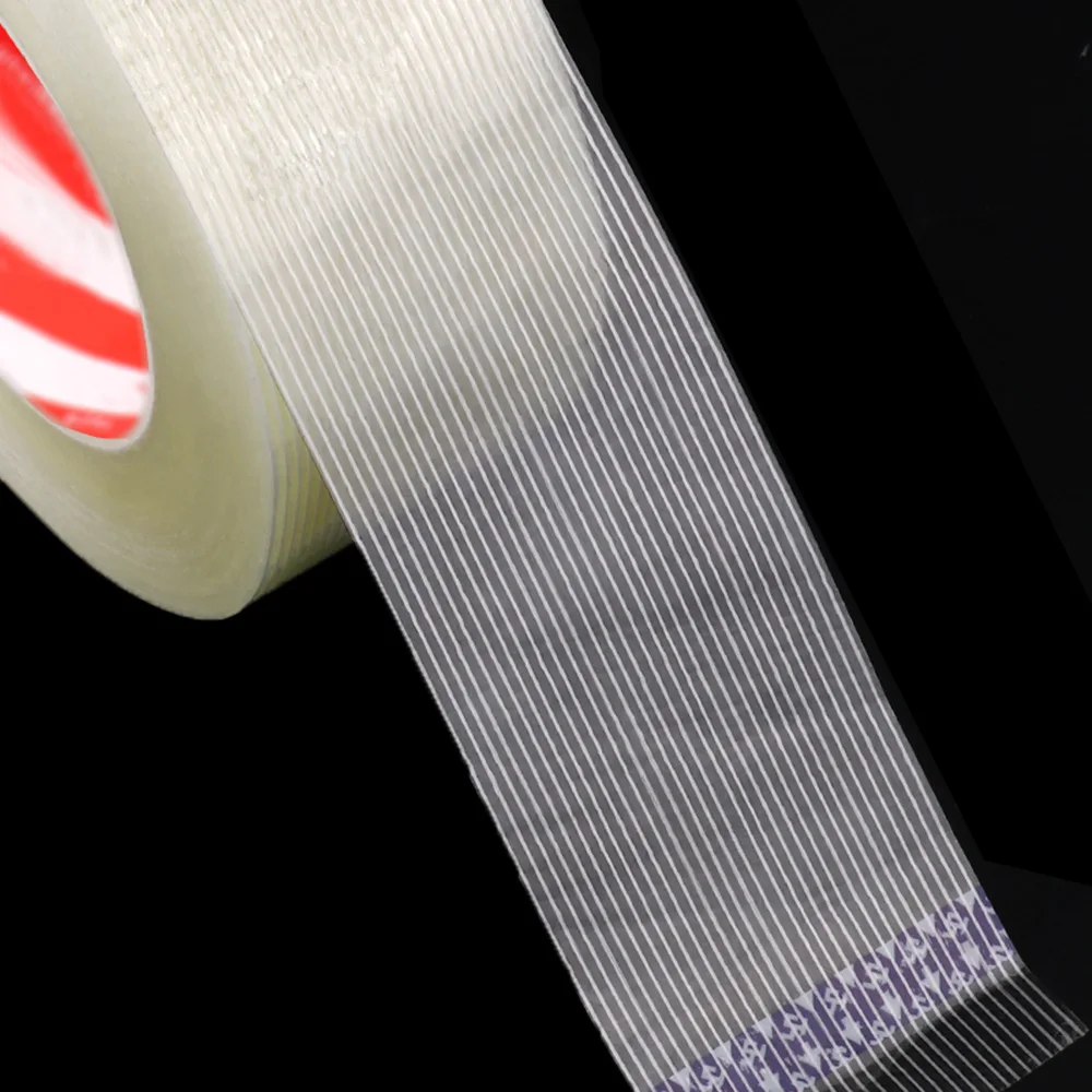 Striped Fiber Tape Glass Fiber Tape Transparent Single-Sided Adhesive ...