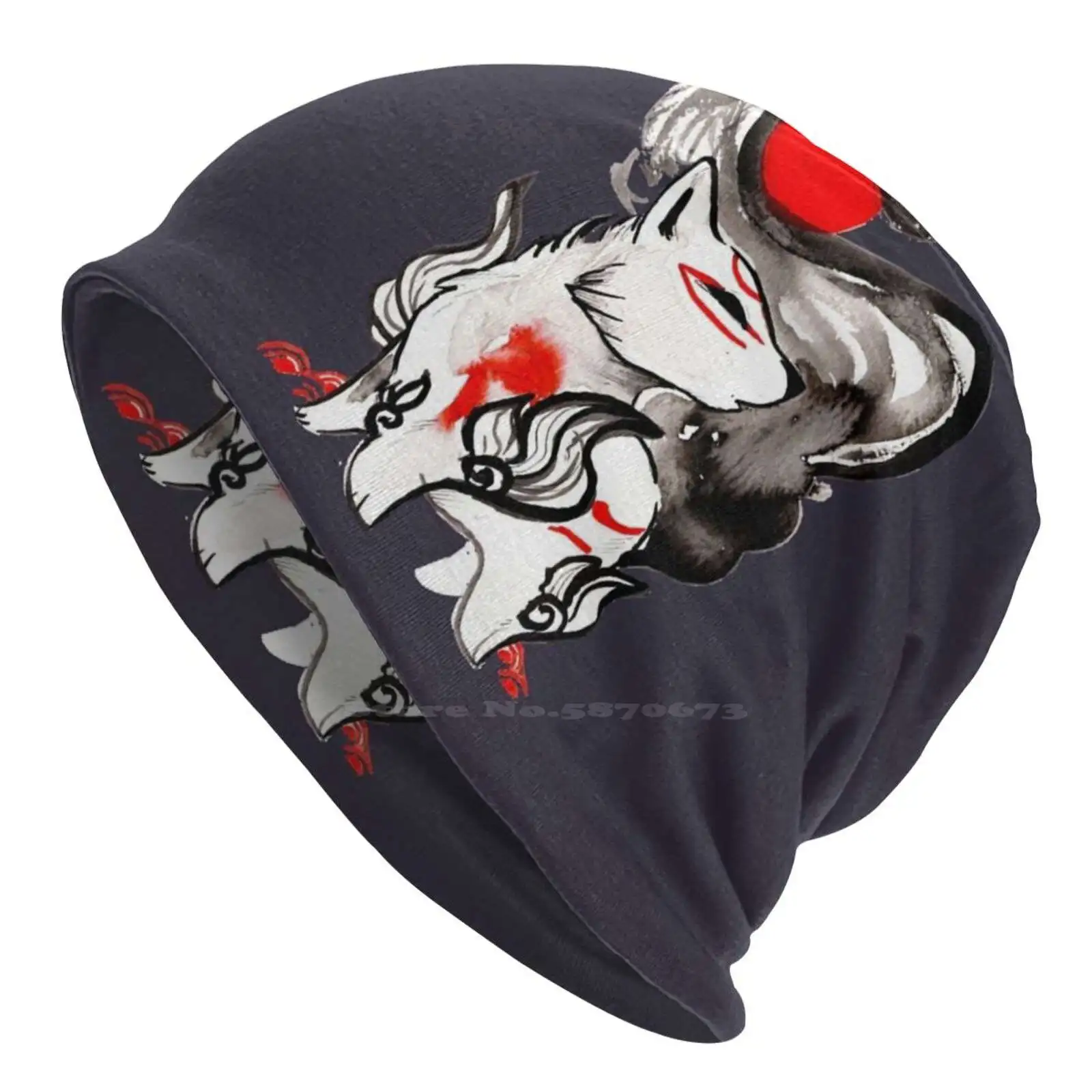 Fansart-Okami-Amaterasu-Ii-Knitted-Hat-Warm-Beanie-Outdoor-Caps-Fansart ...