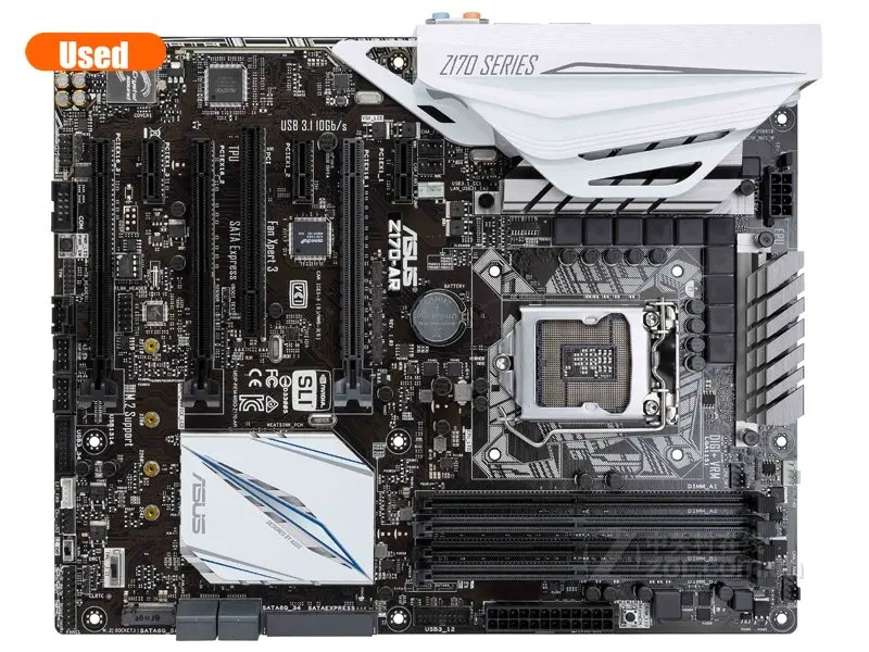 ASUS placa base de escritorio Z170 AR LGA 1151, DDR4, I3, I5, I7, USB3.0, USB3.1, 64GB, Envío ...