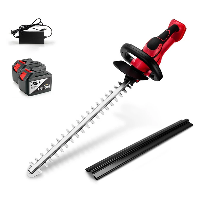 OIMG 브러시리스 무선 울타리 트리머 21V, 가정용 전기 트리머, 가지치기 톱, 정원용 충전식 울타리 트리머 ...