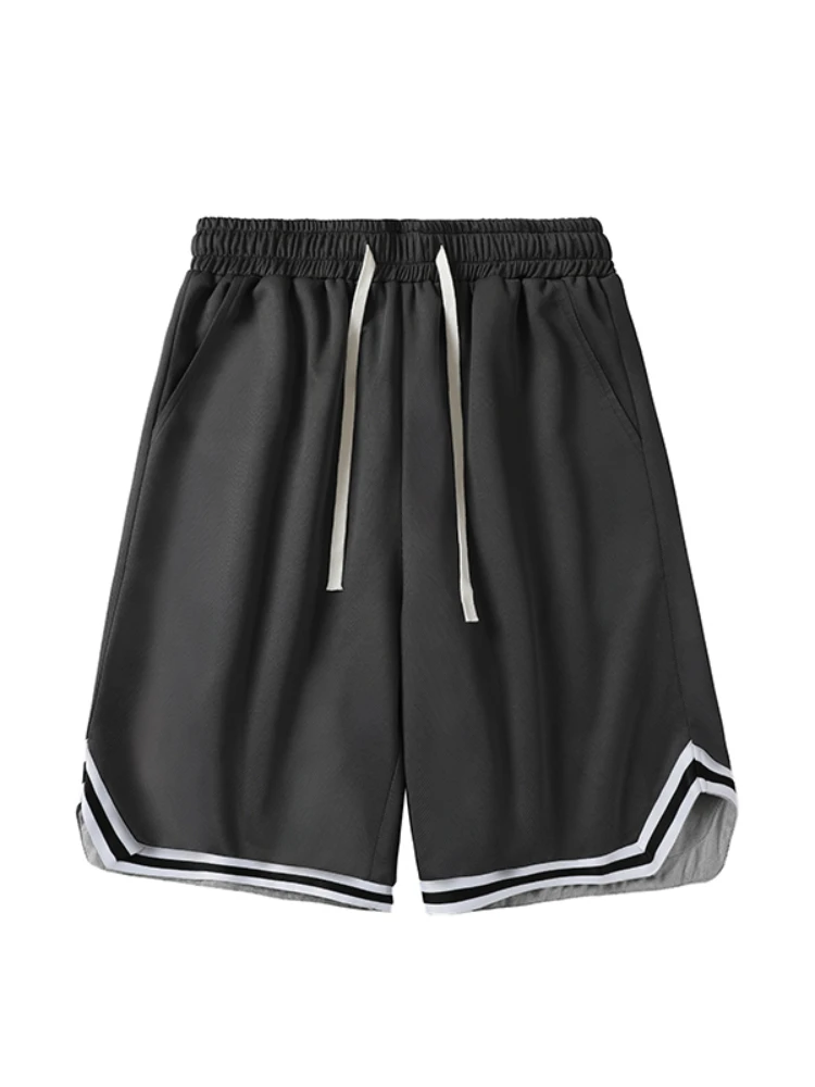 Short de basket homme été ample blanc jambe large sport casual ...