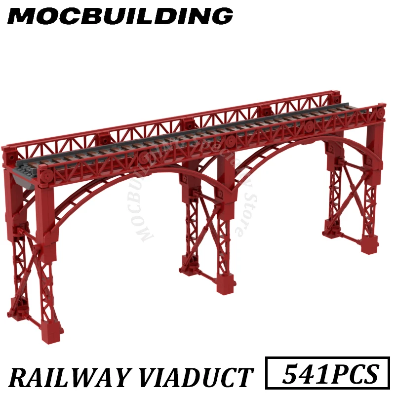Railway-Viaduct-Train-Bridge-Model-City-Buildings-MOC-Building-Blocks ...