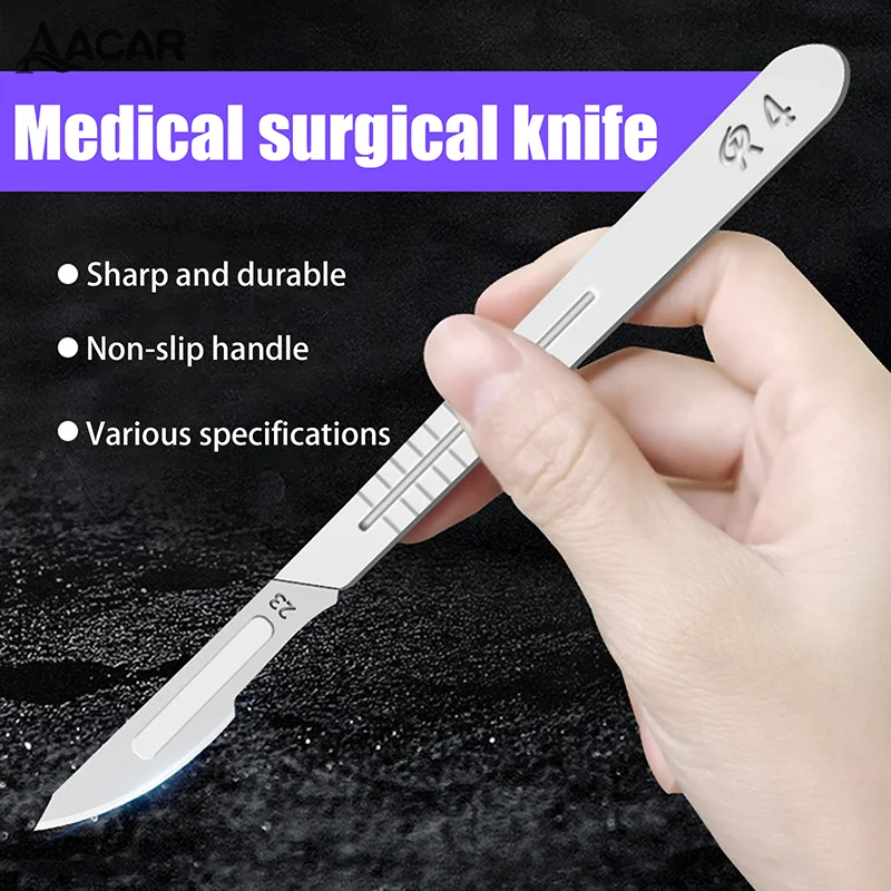 Utility Medical Surgical Knife Replacement Blade Handle With Scale DIY ...
