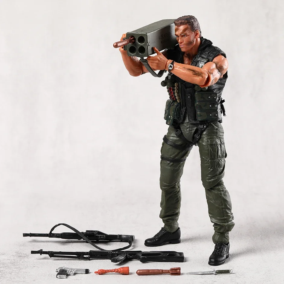 NECA-Commando-Schwarzenegger-John-Matrix-Ultimate-Action-Figure-Toy ...