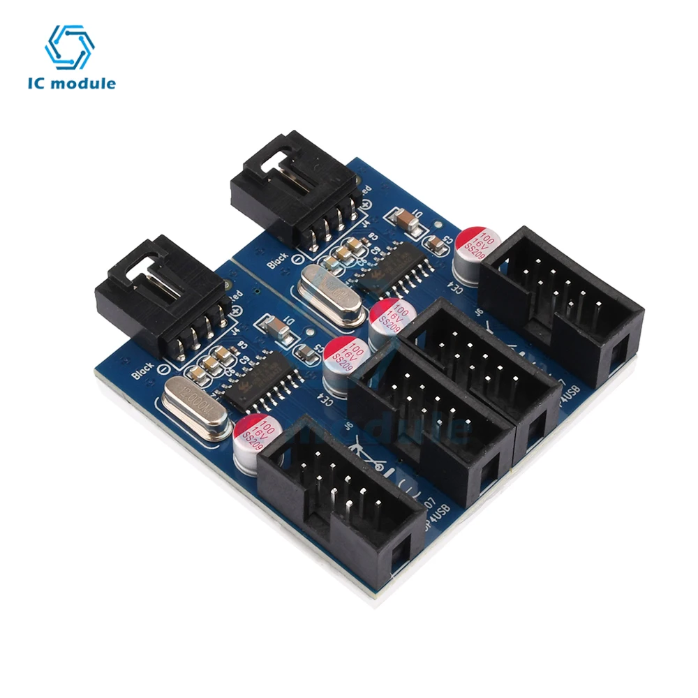 9Pin-USB-Splitter-Motherboard-USB-9Pin-Interface-Header-Splitter-1-to-2 ...