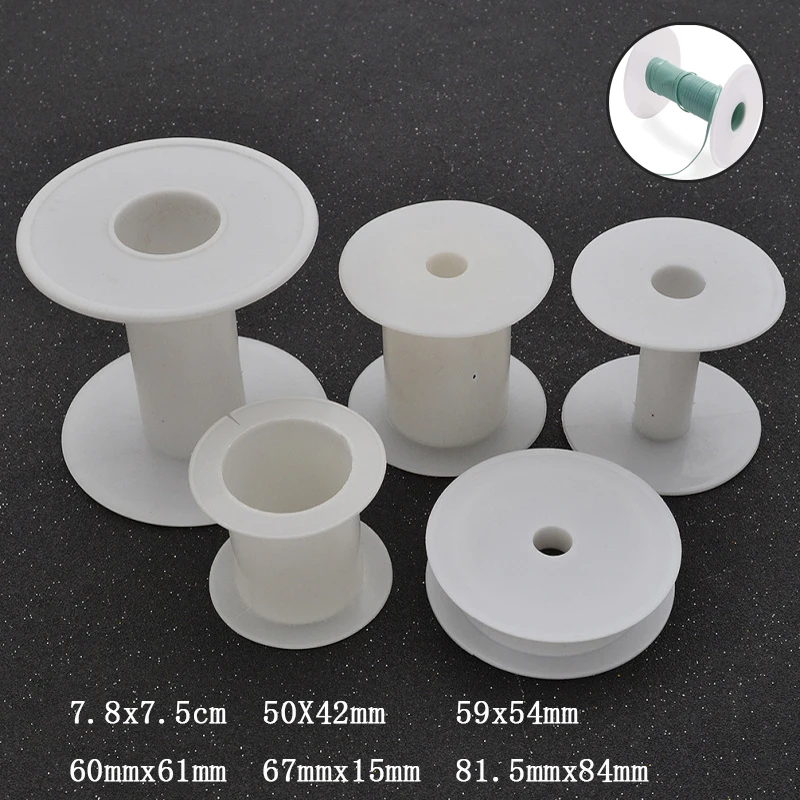 5/10pcMultiple sizes Plastic Reels wheel Bobbins Spools Empty Bobbin ...