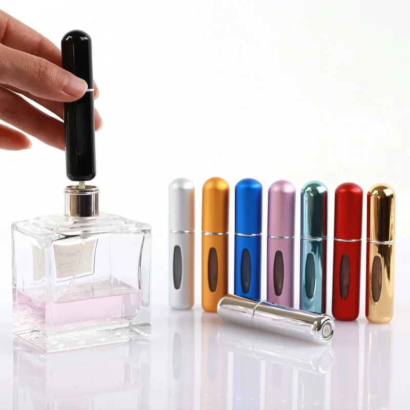 New 5ml Perfume Refill Bottle Portable Mini Refillable Spray Jar Scent ...