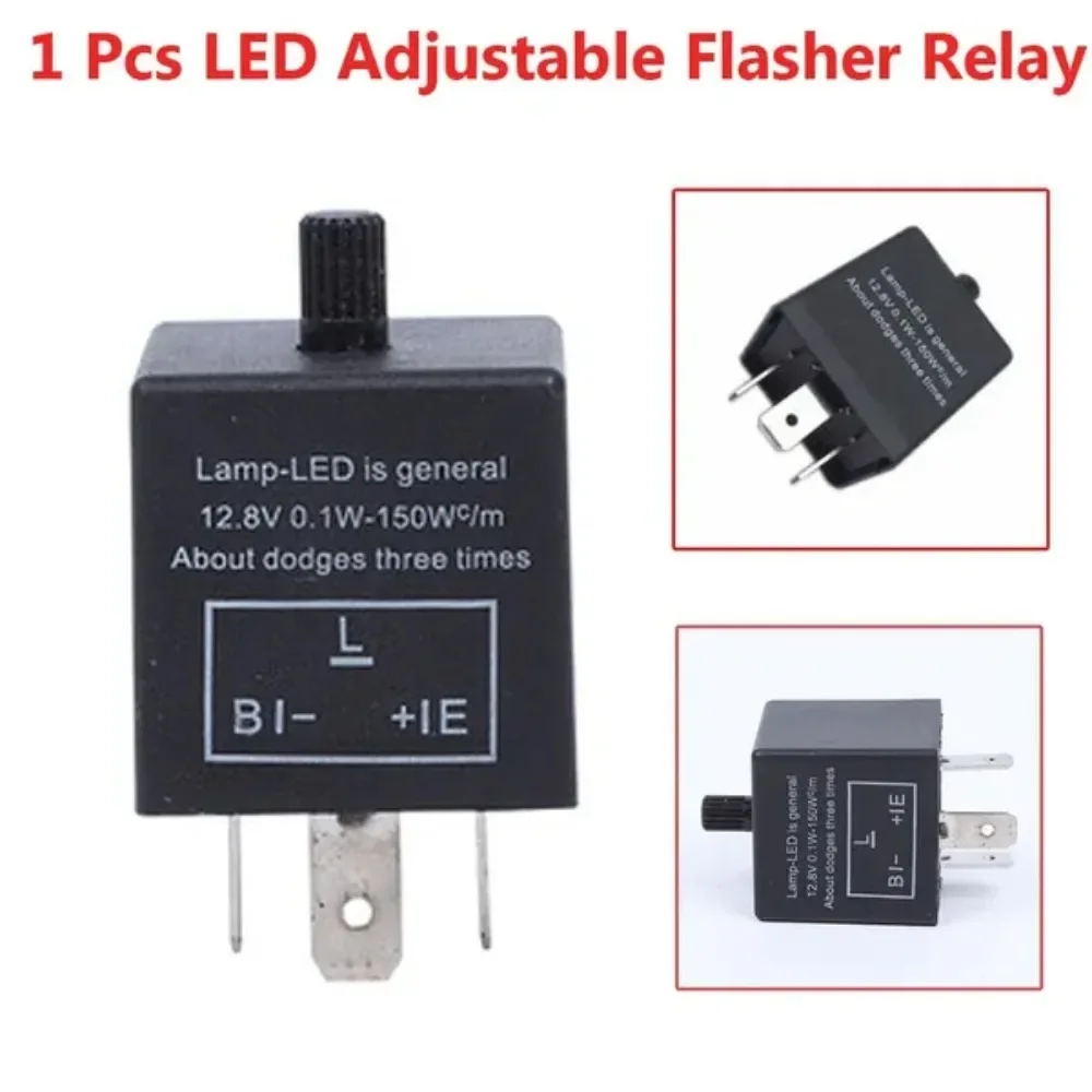 1-Pc-Electronic-Led-Adjustable-Flasher-Relay-for-Turn-Signal-Light ...