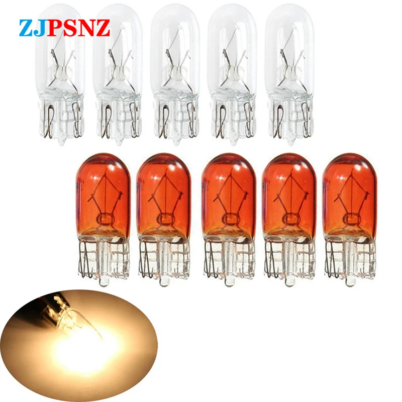 T10 12V 48V-55V-60V Bulb Inserted Bubble Lamp Light Bulb Halogen Warm ...
