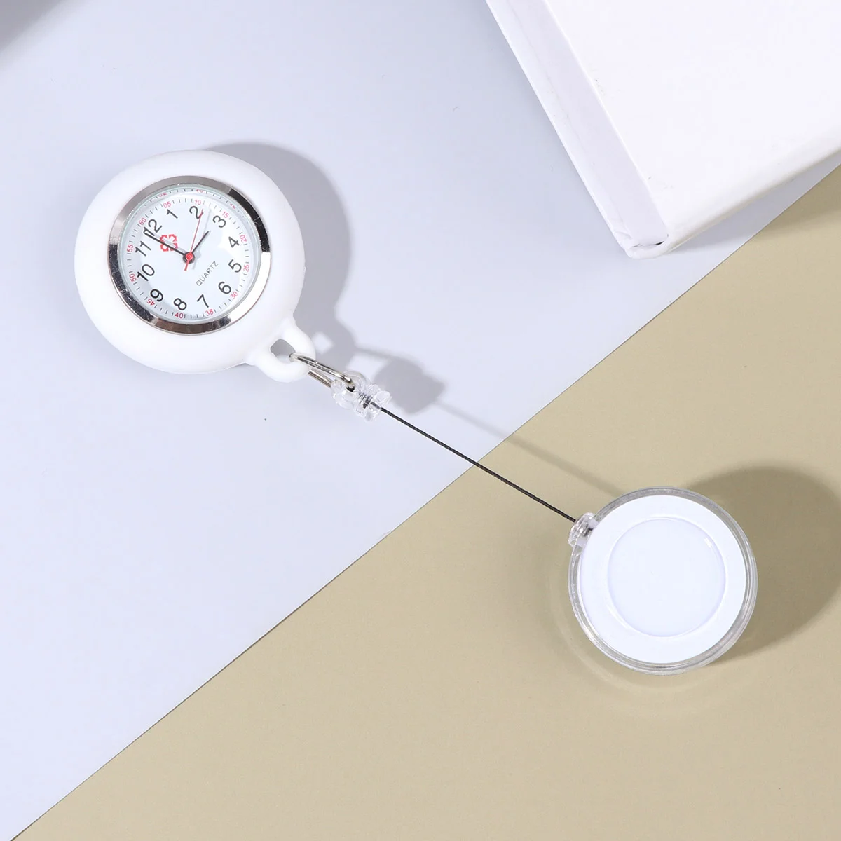 Nurses-Fob-Watch-Doctors-Pocket-Watch-Retractable-Clip-On-Pocket-Watch ...