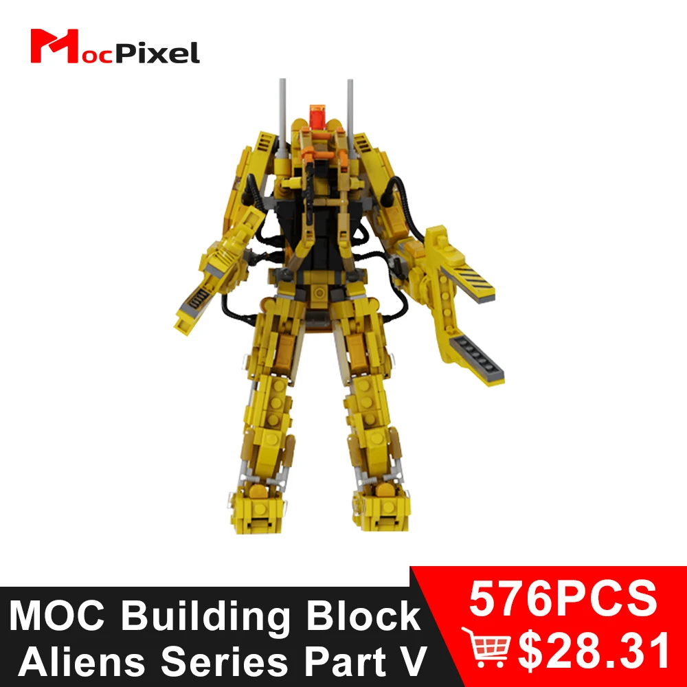 MOCPIXEL-Building-Blocks-For-Kids-Micro-Aliens-Series-Part-V-Mini-Size ...
